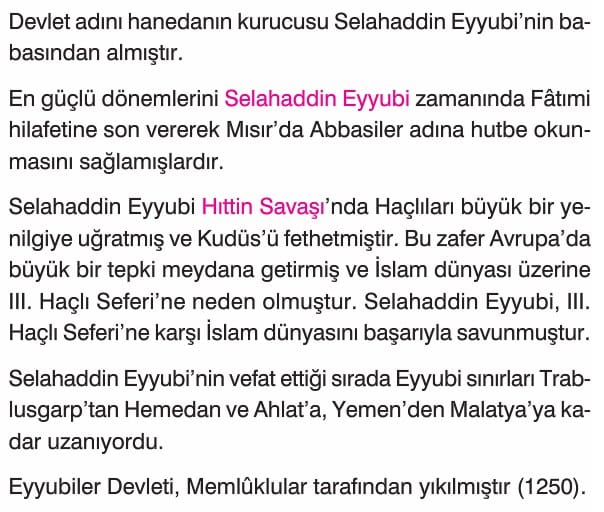Abbasi Devleti ve Türkler Konu Anlatımı 9. Sınıf özet ders notu Tyt Tarih