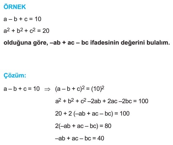 Polinomlarda Çarpanlara Ayırma konu anlatımı Çözümlü Sorular 10. Sınıf