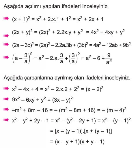 Polinomlarda Çarpanlara Ayırma konu anlatımı Çözümlü Sorular 10. Sınıf
