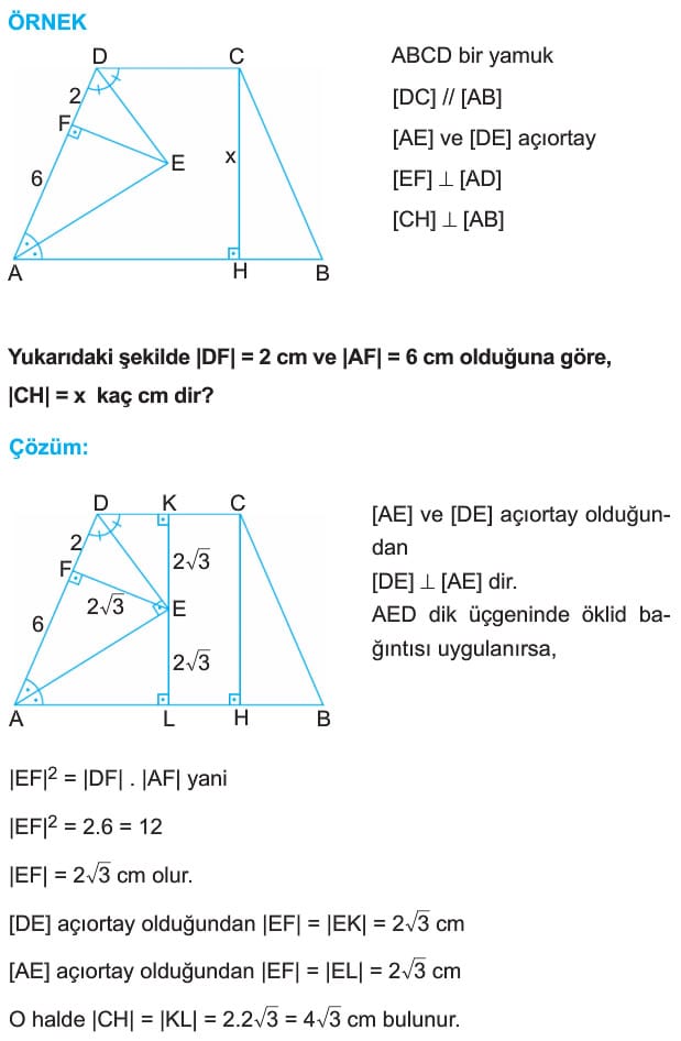 Yamuk Özellikleri, Yamuğun Alanı konu anlatımı soruları çözümleri 10 ...