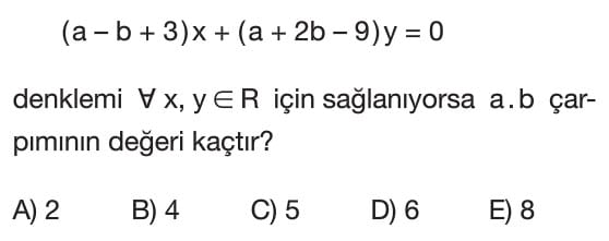 Birinci Dereceden İki Bilinmeyenli Denklemler Test Soruları Çözümleri 9 ...