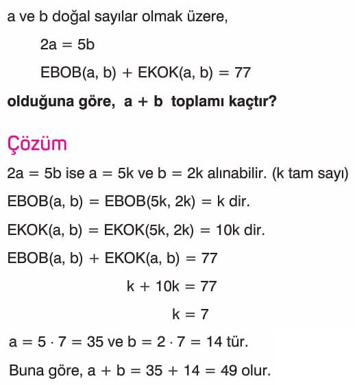 Ebob Ekok Konu Anlatımı Örnekleri Tyt Matematik Ebob Ekok Problemleri ...
