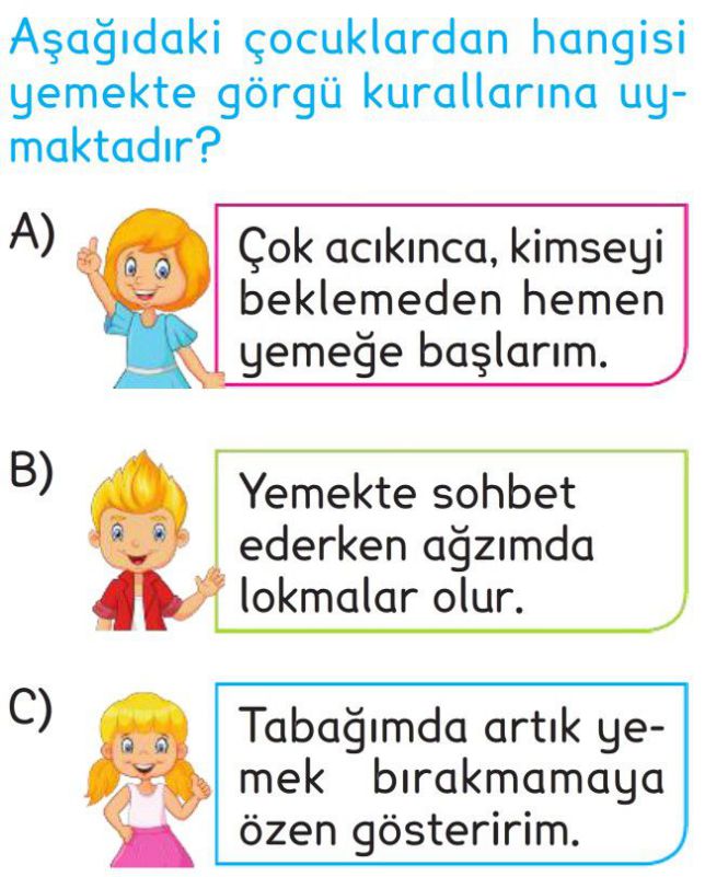 Dengeli Besleniyoruz Test Çöz 2. Sınıf Hayat Bilgisi Testleri Dengeli Besleniyoruz Test Çöz 2. Sınıf Hayat Bilgisi Testleri