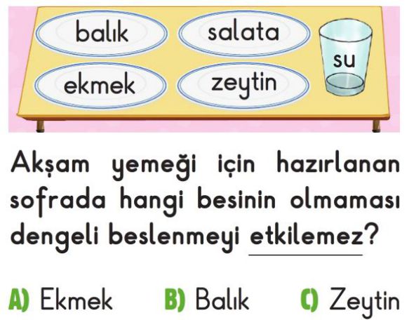 Dengeli Besleniyoruz Test Çöz 2. Sınıf Hayat Bilgisi Testleri Dengeli Besleniyoruz Test Çöz 2. Sınıf Hayat Bilgisi Testleri
