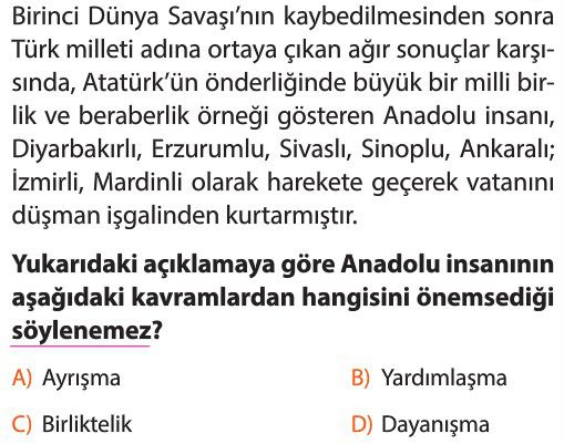 Bizi Biz Yapanlar (Kültür ve Toplumsal Birliktelik) Test Çöz 6. Sınıf ... Bizi Biz Yapanlar (Kültür ve Toplumsal Birliktelik) Test Çöz 6. Sınıf ...